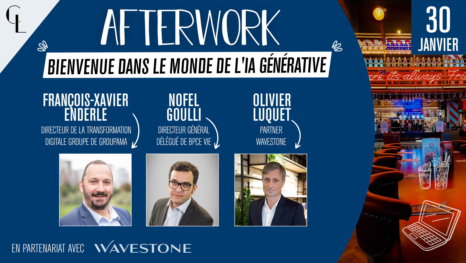 Le Cercle LAB vous propose un afterwork en partenariat avec Wavestone