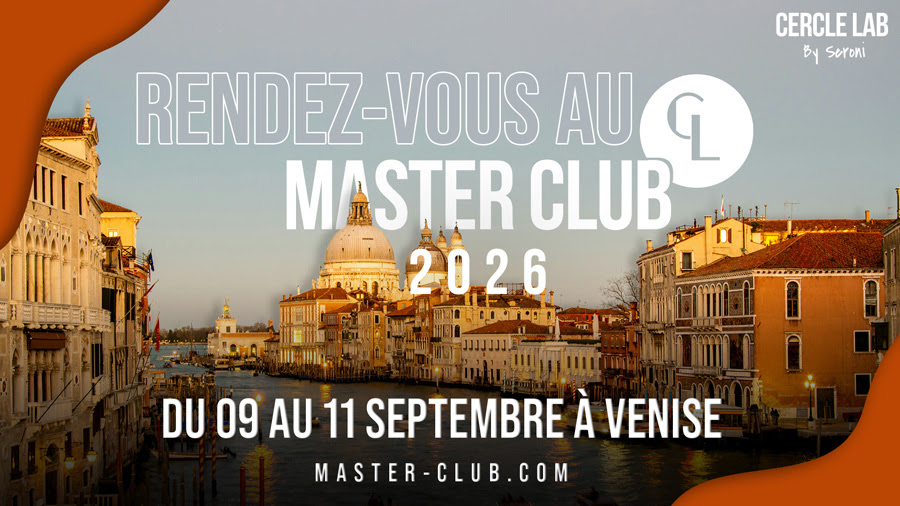 Le Master Club 2026 du 9 au 11 septembre à Venise : inscriptions ouvertes
